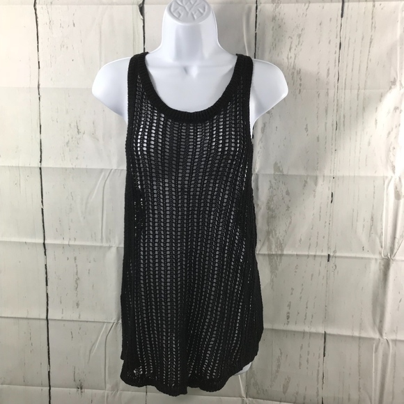 a.n.a | Tops | Ana Black Crotchet Sleeveless Tank Ws212 | Poshmark